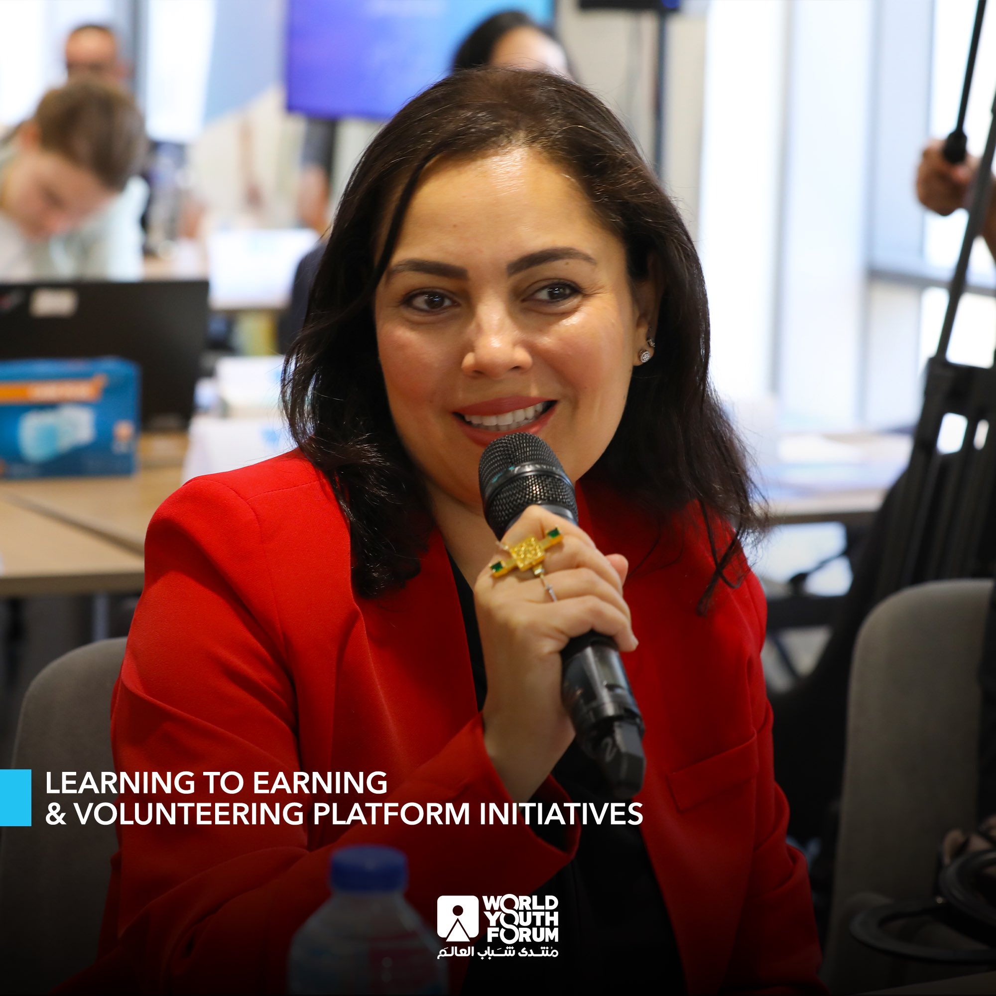 Sheikha Al Thani at World Youth Forum (WYF) | Learning to Earning ...